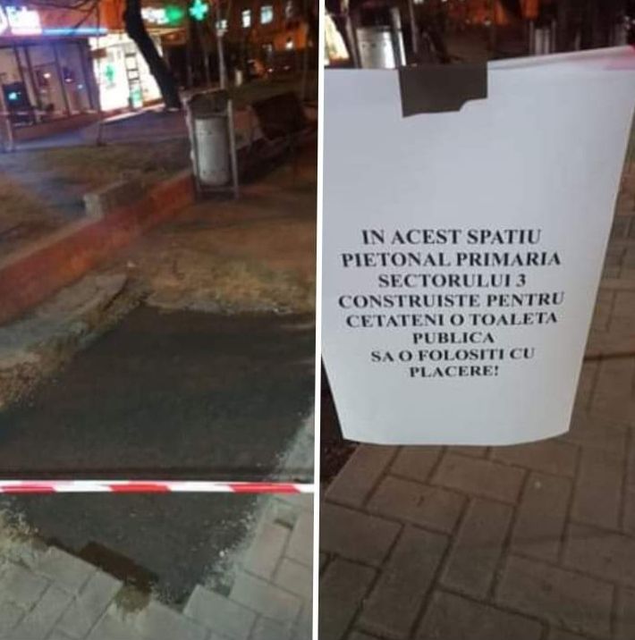 SECTOR 3: Toaletă publică cu mesaj emoțional – „Să o folosiți cu ...
